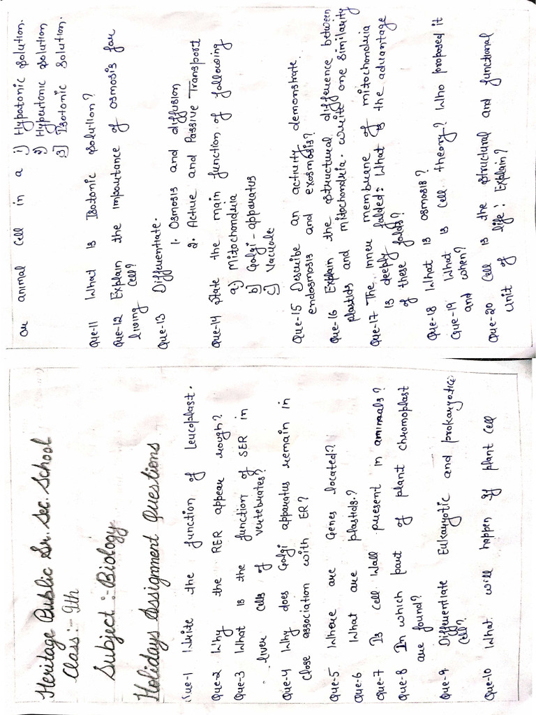 Bilogy 9th Class | PDF