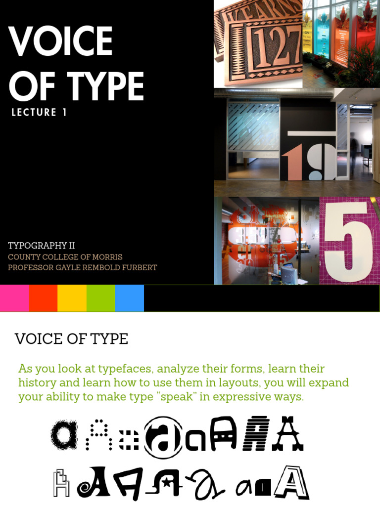 Voice of Type | PDF | Typefaces | Typography