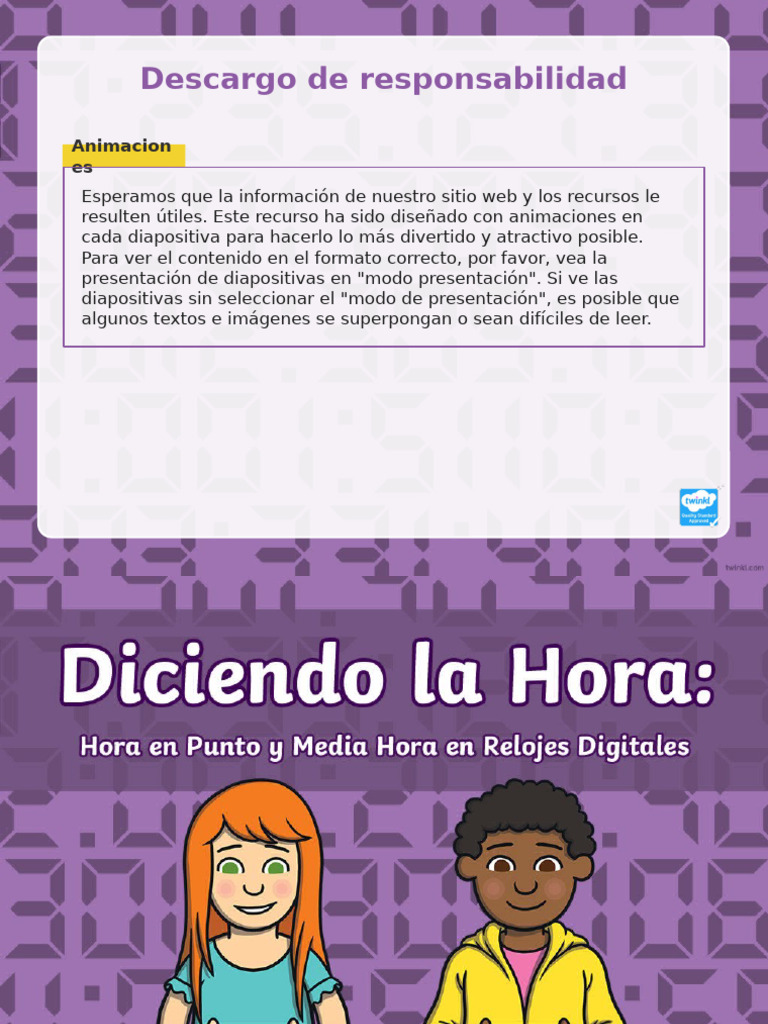 CL M 1729378305 Powerpoint Diciendo La Hora en Relojes Digitales Ver 1 ...