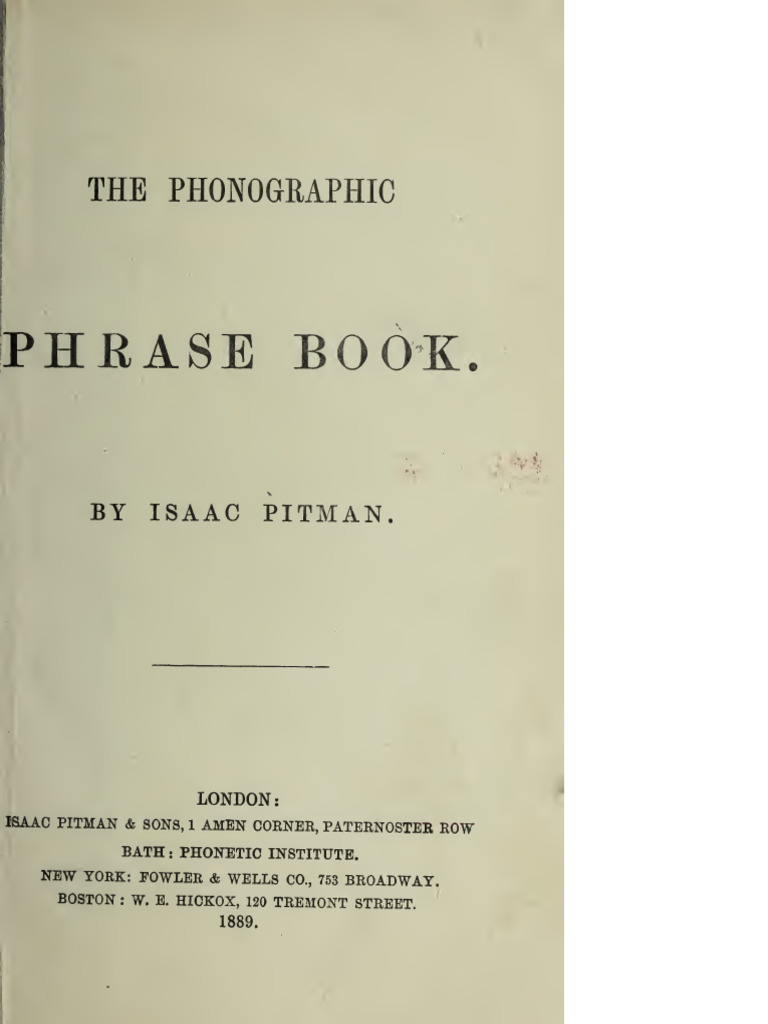 Phonographic Phraseography Guide | PDF