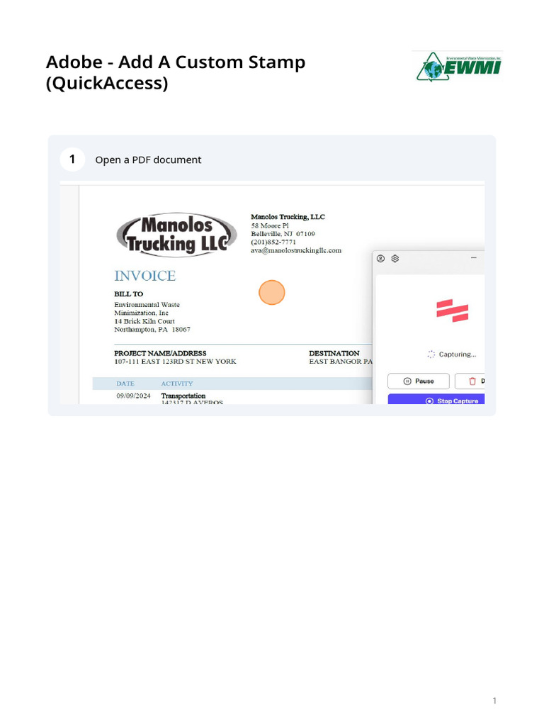 Adobe - Add A Custom Stamp QuickAccess | PDF