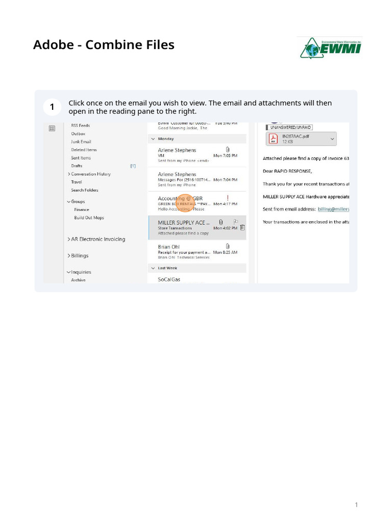 Adobe - Combine Files | PDF