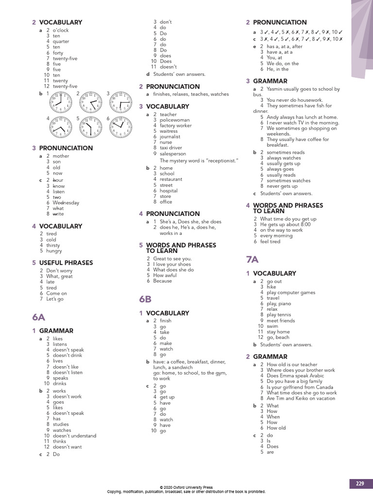 English Vocabulary and Grammar Guide | PDF