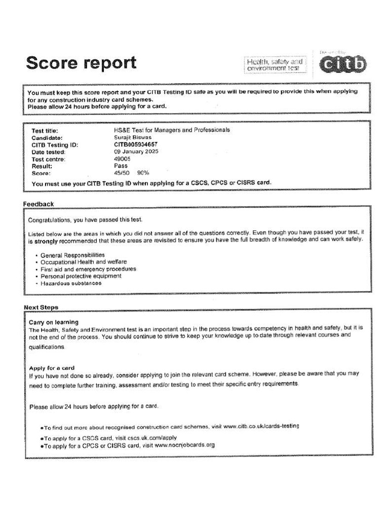 CSCS | PDF