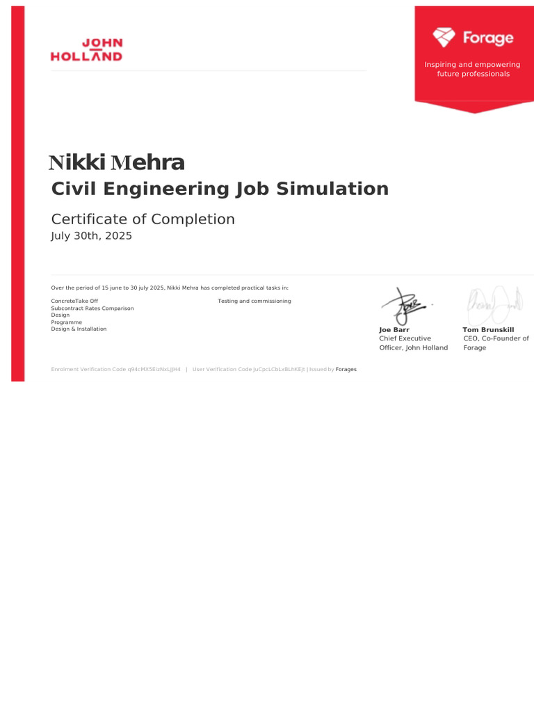 Nikki Training Certificate - Export | PDF