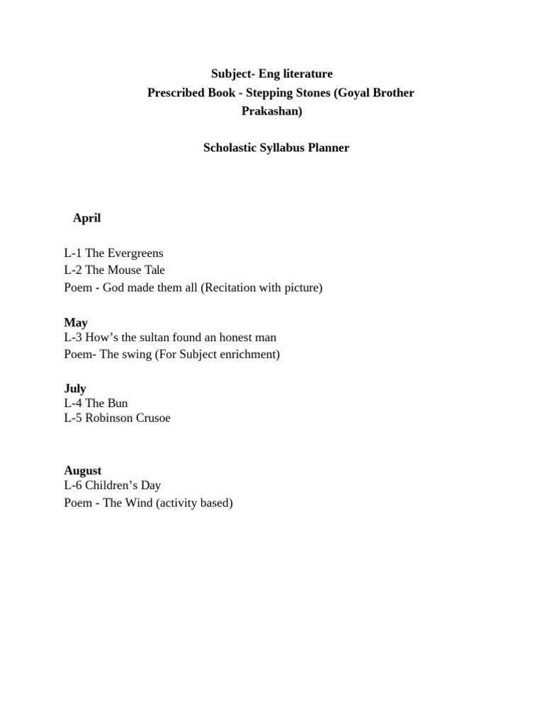 Updated English Syllabus III | PDF | English Grammar | Grammatical Tense