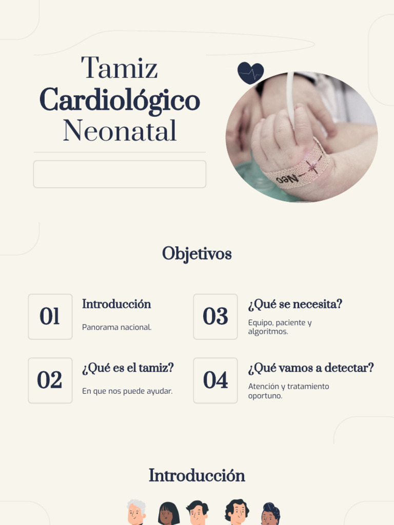 Tamiz Cardiológico Neonatal: Detección Efectiva | PDF | Infantes ...