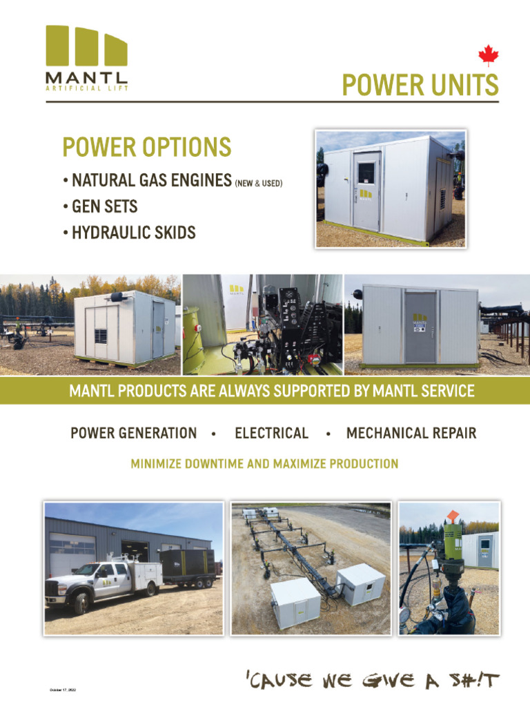 Power Units Hydraulic Packs Generators | PDF