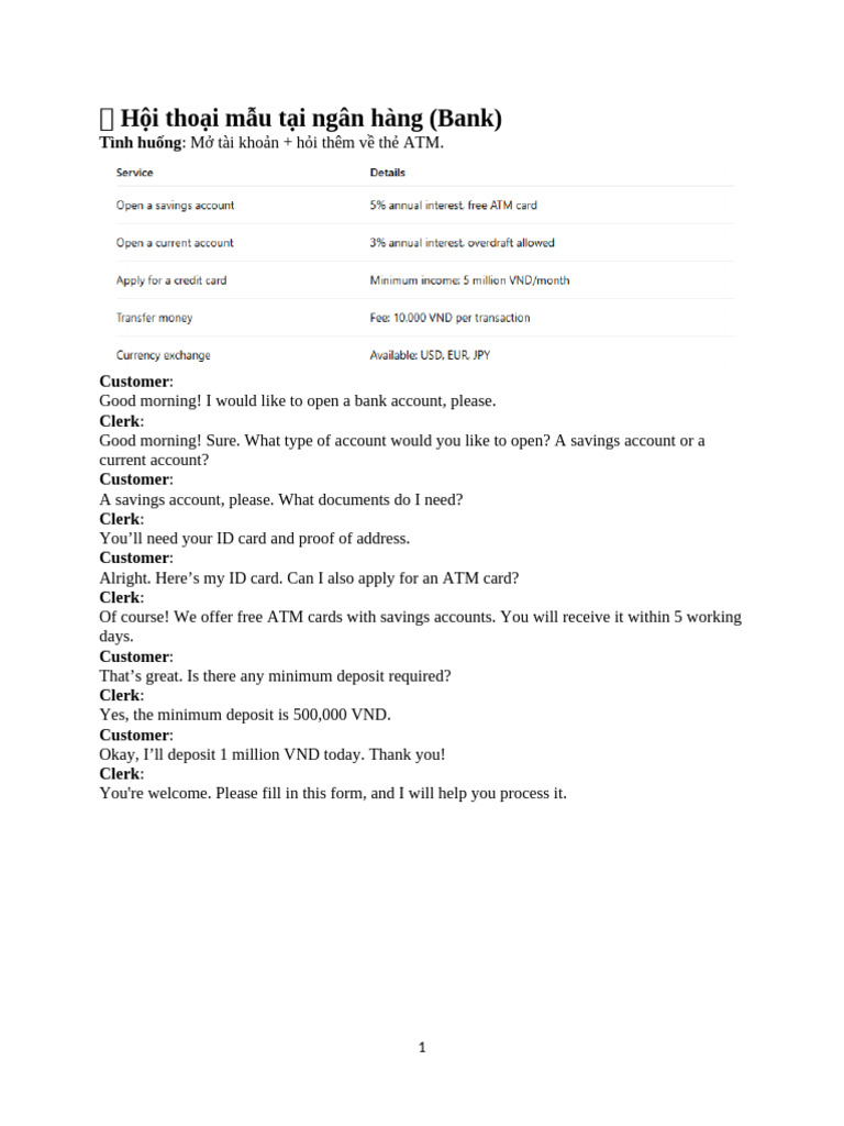 Unit 5-Sample Conversation | PDF
