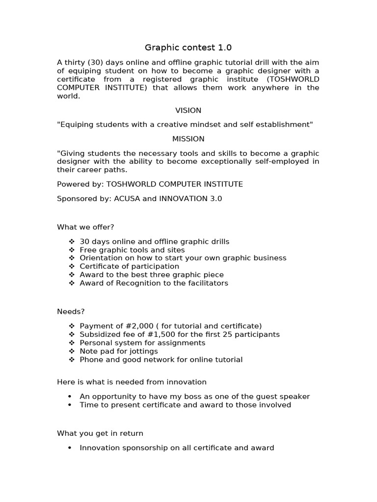 Graphic Context Compilation | PDF