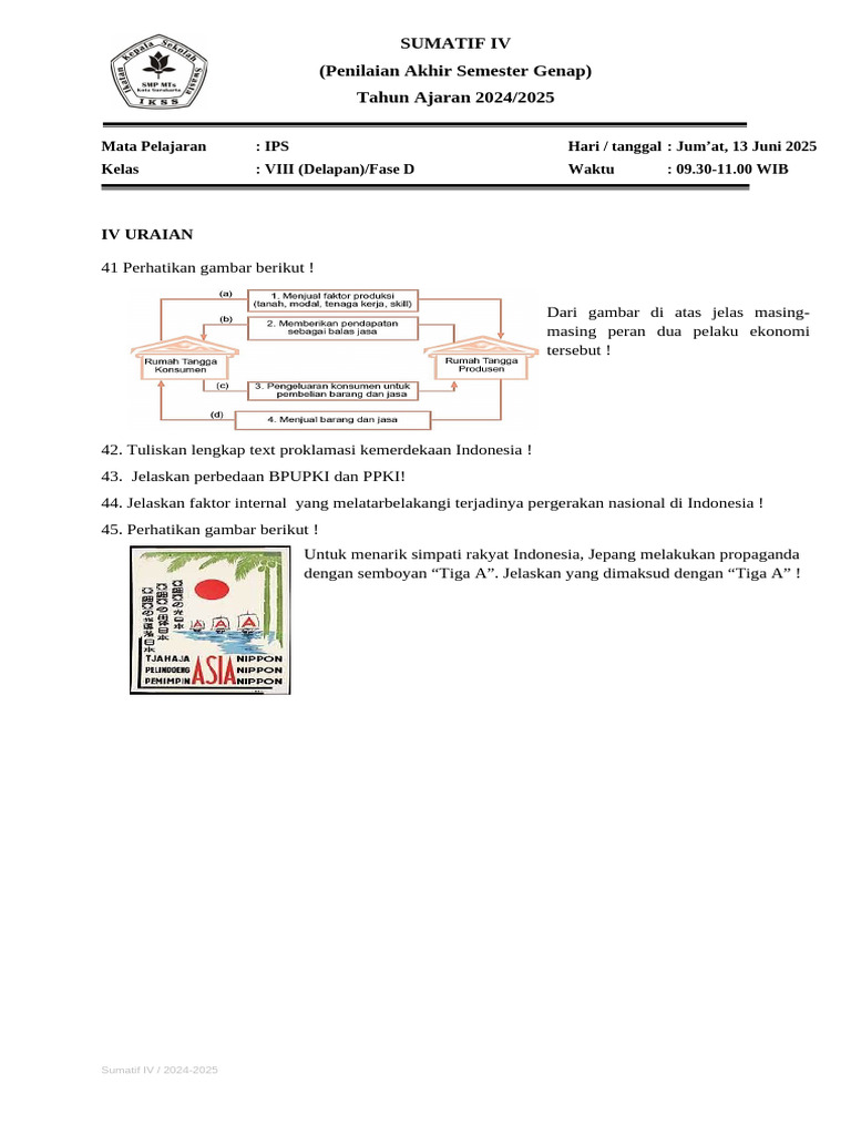 Essay IPS kls 8 | PDF