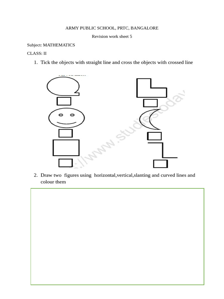 Class2 Revision WS 5 | PDF