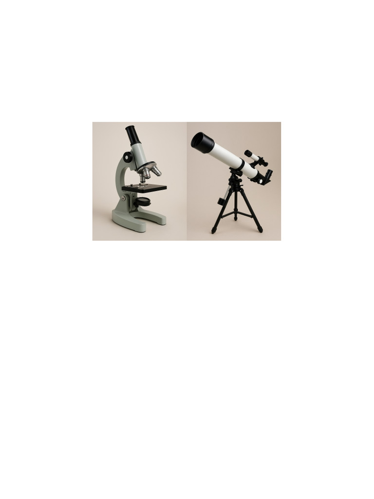 Telescope and Microscope Final Project | PDF | Science | Knowledge