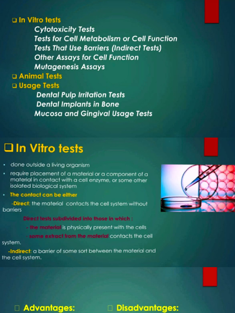 Biocompatibility Tests | PDF