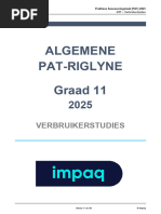 RTT PAT Graad 11 2023 | PDF