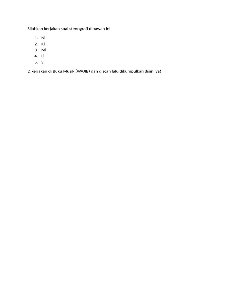 Tugas Stenografi XIMP | PDF