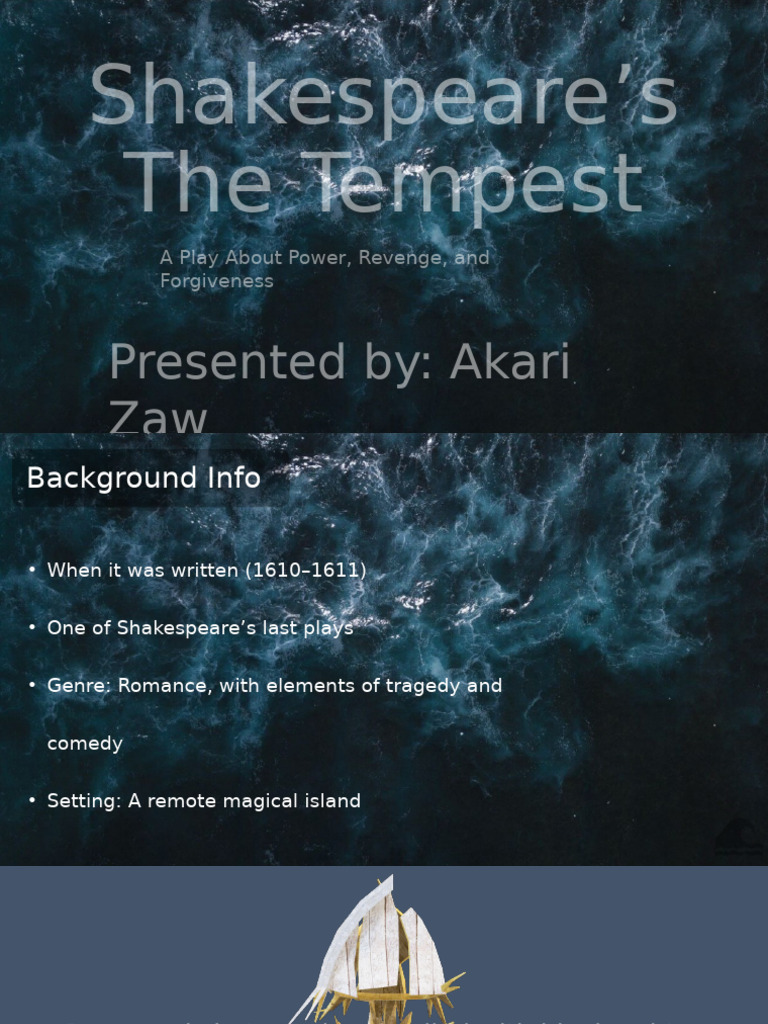 Shakespeare's The Tempest | PDF | The Tempest | Fantasy Theatre