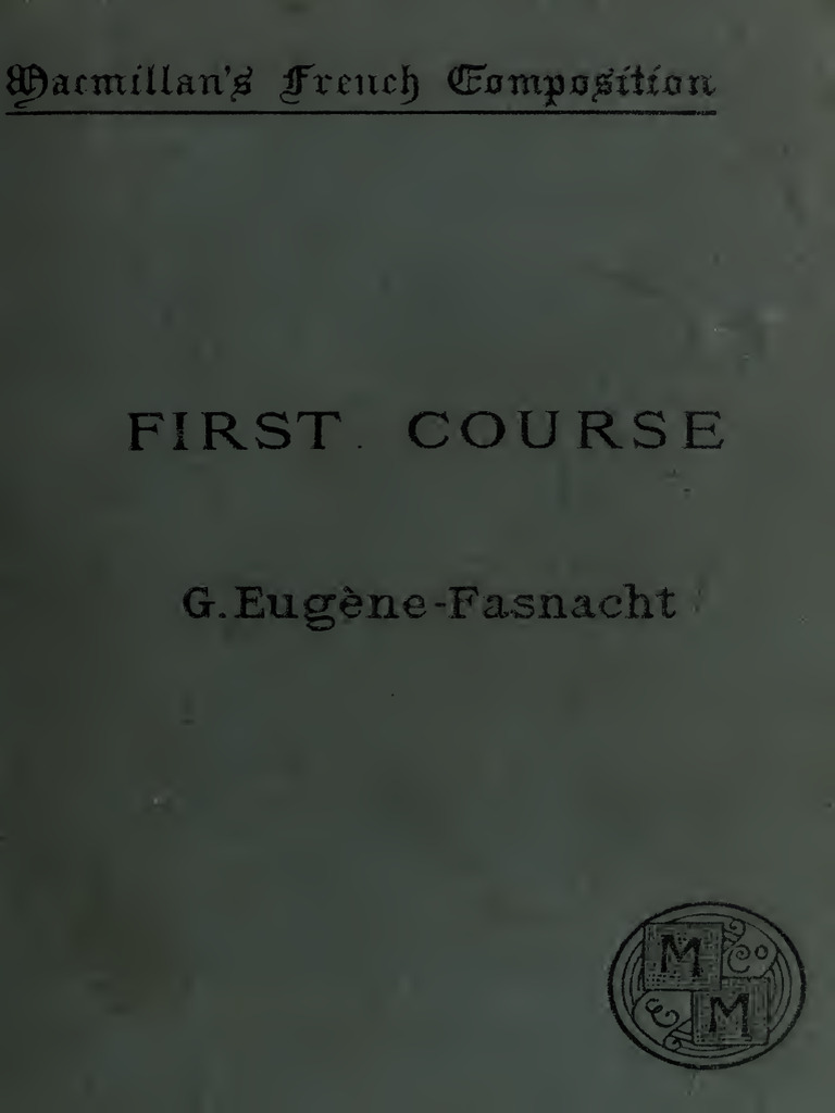 French Composition Course Guide | PDF | Adjective | Verb