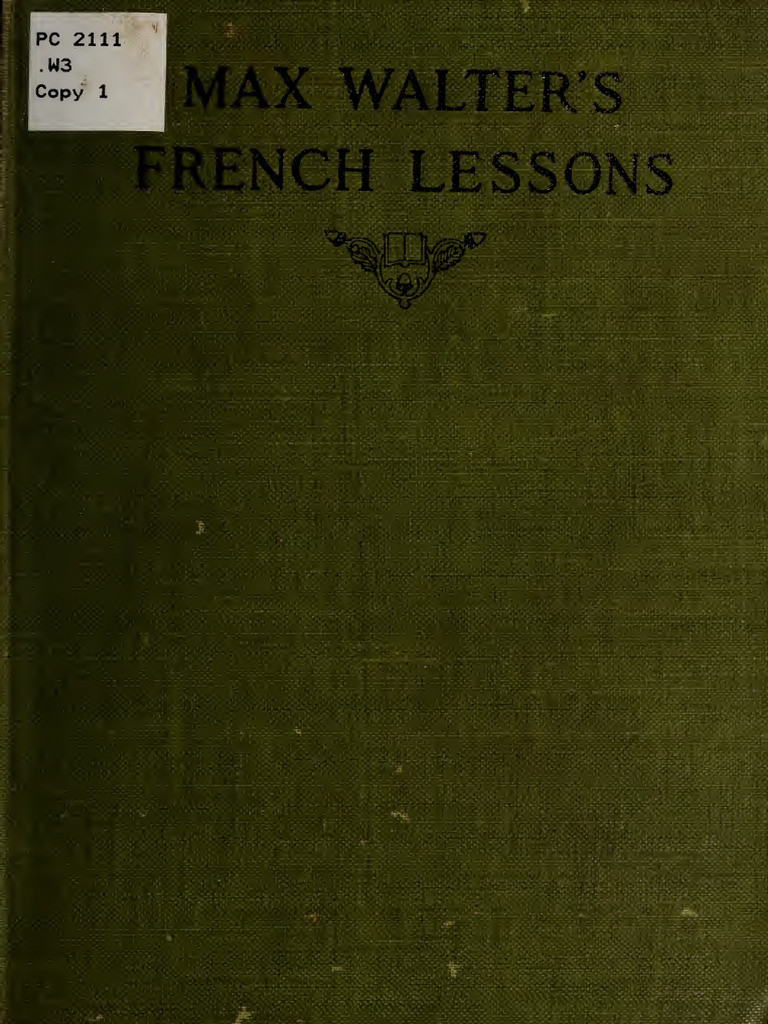 Max Walter's French Lessons - Direct Method Description | PDF | Linguistics