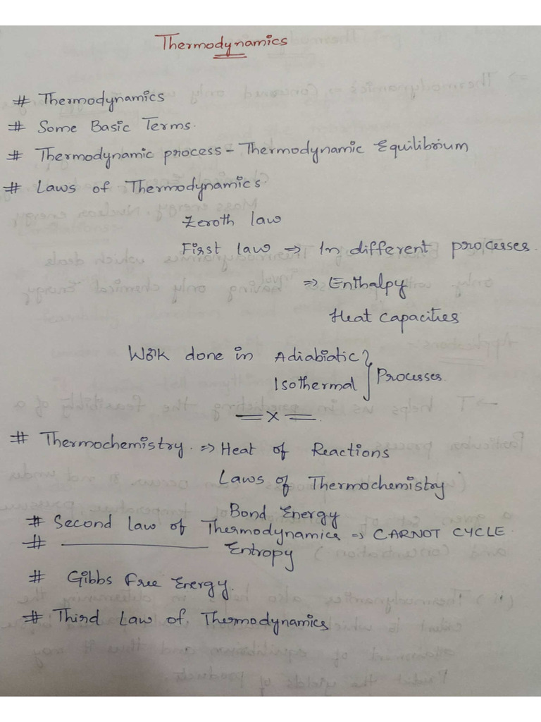 Thermodynamics and Thermochemistry | PDF