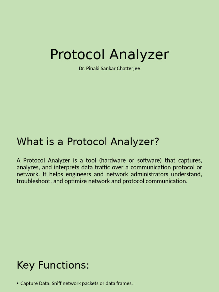 21 Protocol Analyzer | PDF