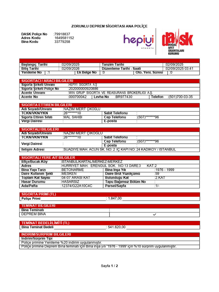 Nazım Mert Dask | PDF