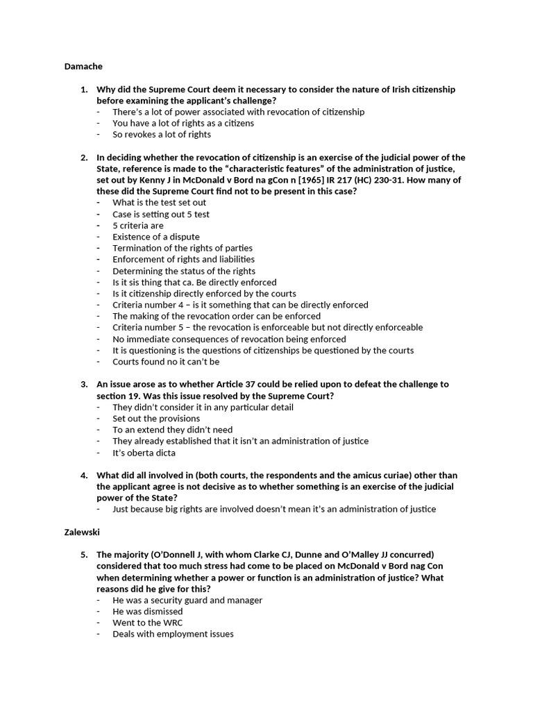 Supreme Court Citizenship Revocation Analysis | PDF | Citizenship ...