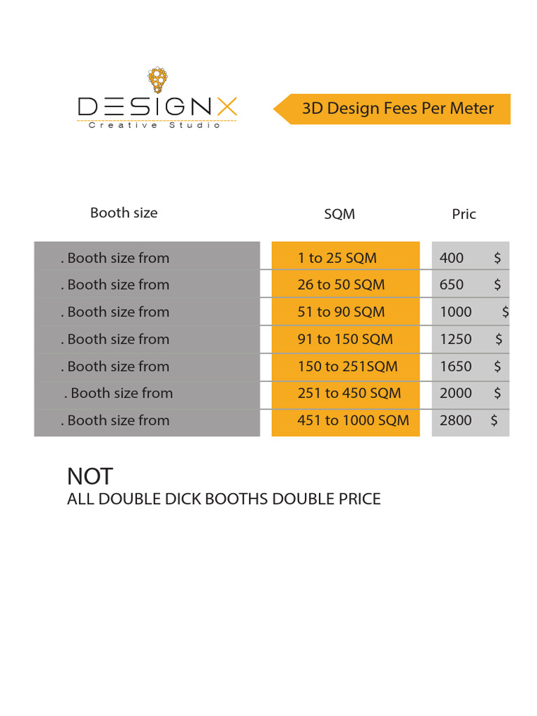 Designx Rate Card | PDF