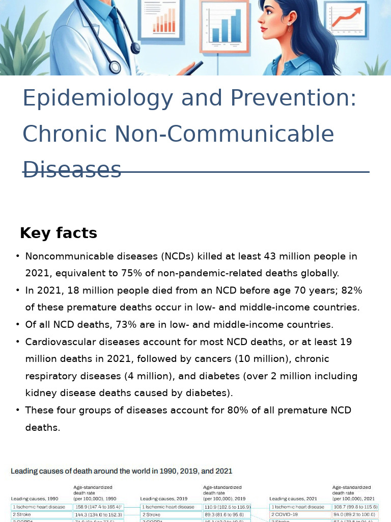 NCD Epidemiology and Prevention Strategies | PDF | Non Communicable ...