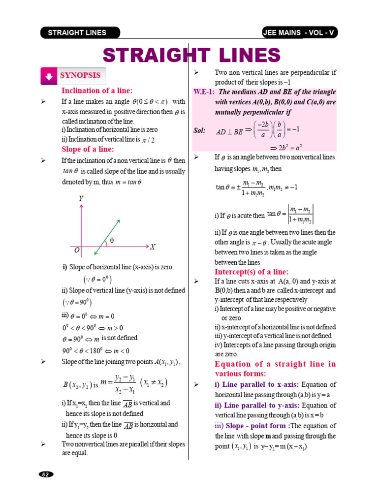Straight Lines 62-108 | PDF | Triangle Geometry | Elementary Mathematics