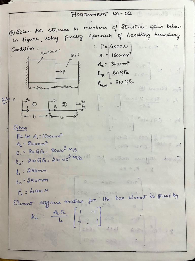 FEM Assignment - 02 | PDF