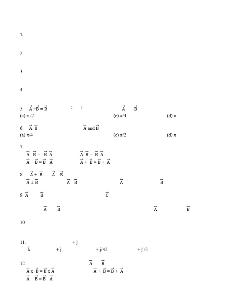 Physics Basics: Scalars, Vectors, and Measurement | PDF | Euclidean ...