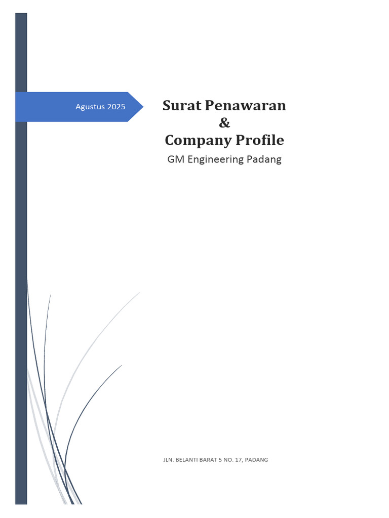 Penawaran Kerjasama GM Engineering Padang | PDF