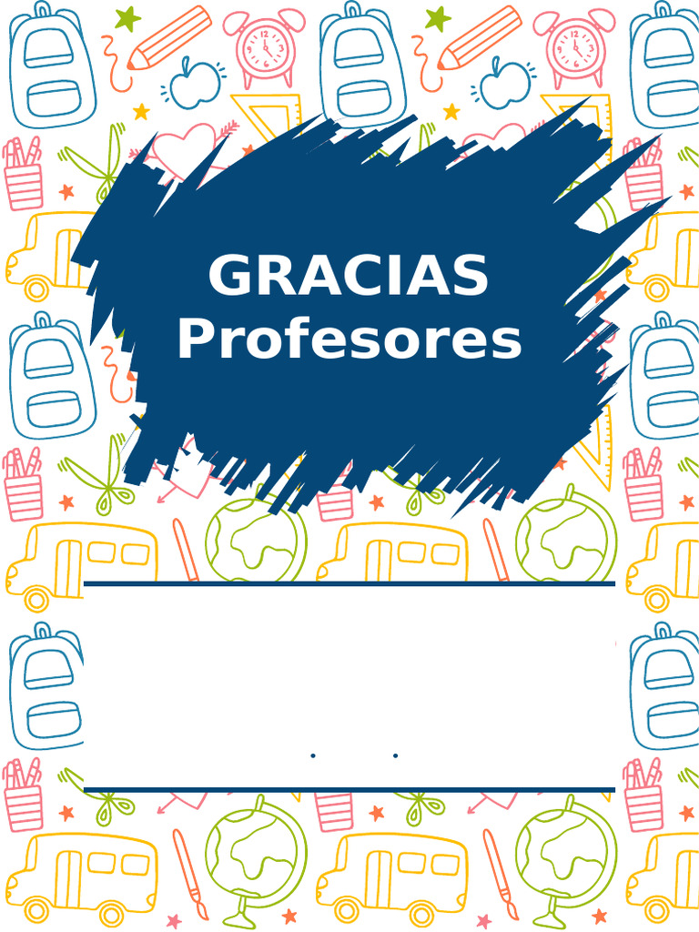 Octavilla de Agradecimiento A Profesores | PDF