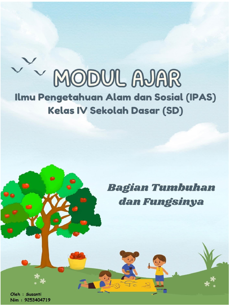 MODUL AJAR IPAS 4 SUSANTI Oke | PDF