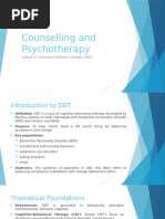 Egan's Three-Stage Counseling Model | PDF | Psychotherapy | Psychology