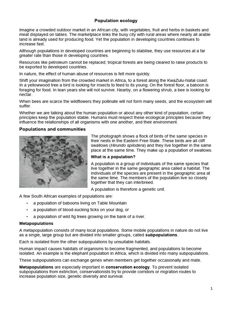 Population Dynamics Ecology 27 Aug 2025 | PDF | Ecology | Ecological Niche