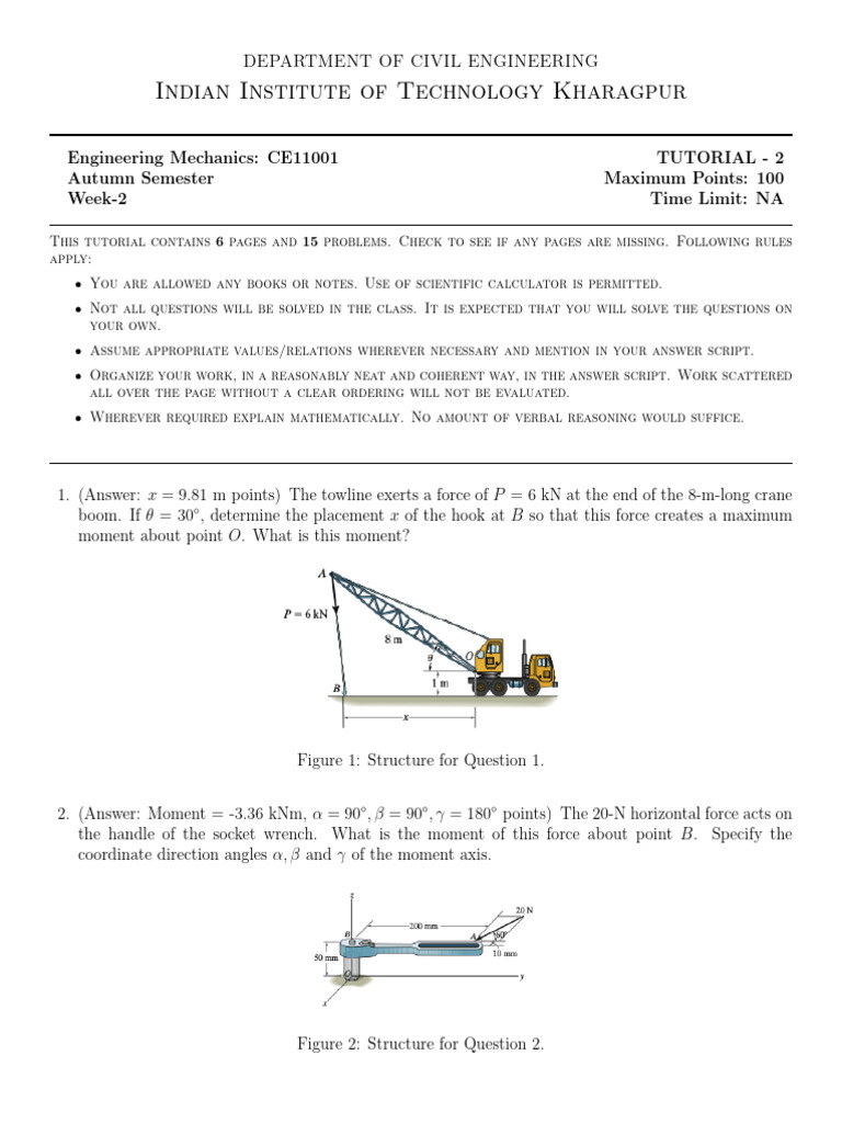 Tutorial3 Moment Couple | PDF | Coordinate System | Geometry