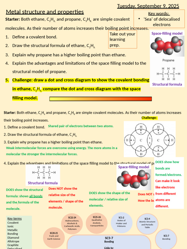 Metal Structures and Bonding | PDF | Chemical Bond | Covalent Bond