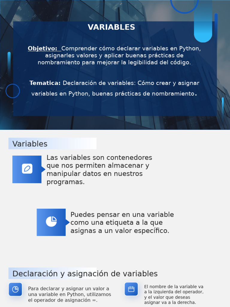 Variables | PDF | Python (lenguaje de programación) | Variable (informática)