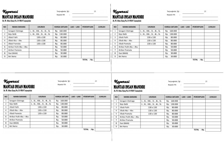 Print Kwitansi 2 | PDF