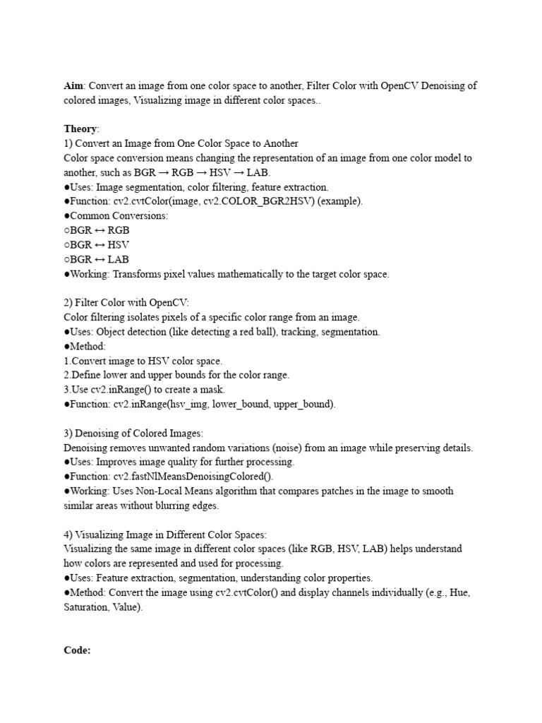 cv_exp3 | PDF | Image Segmentation | Rgb Color Model