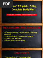 Class 12 English Notes Overview | PDF