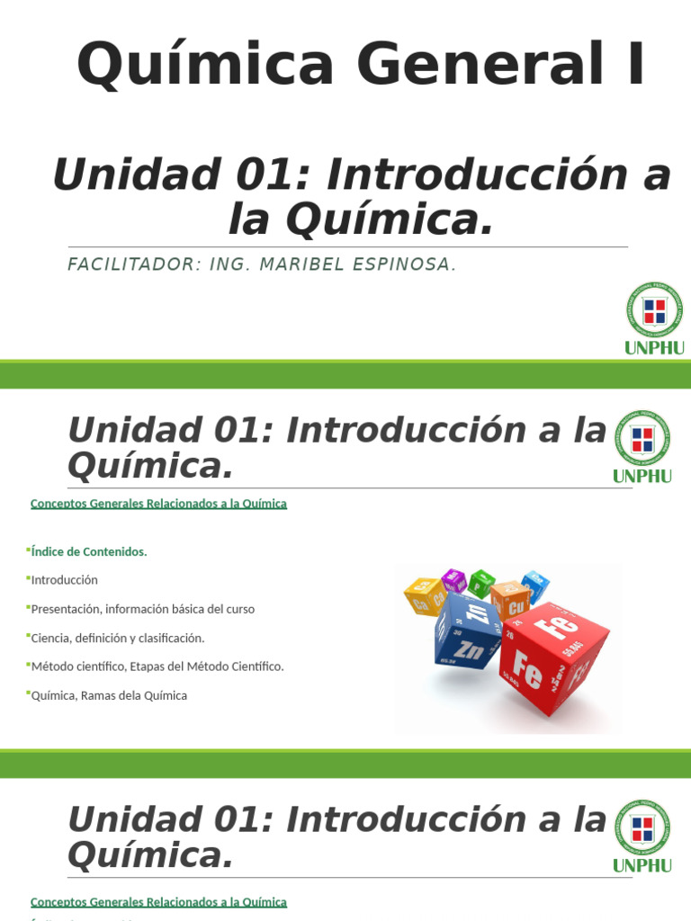 Introducción a la Química General I | PDF | Importar | Sustancias químicas