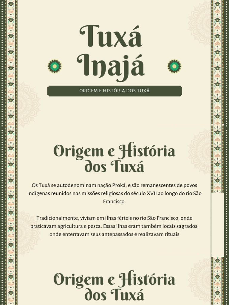 História e Desafios dos Tuxá | PDF