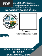 BARANGAY Attendance Sheet (BaRCo) | PDF | Games & Activities