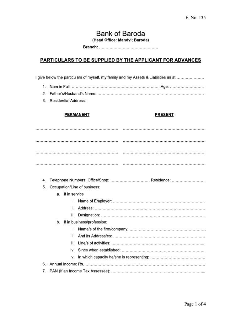 Form 135 | PDF