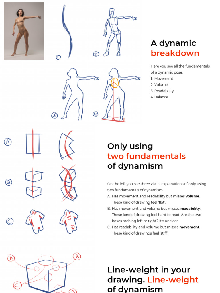 Fundamentals of Dynamic Drawing Techniques | PDF