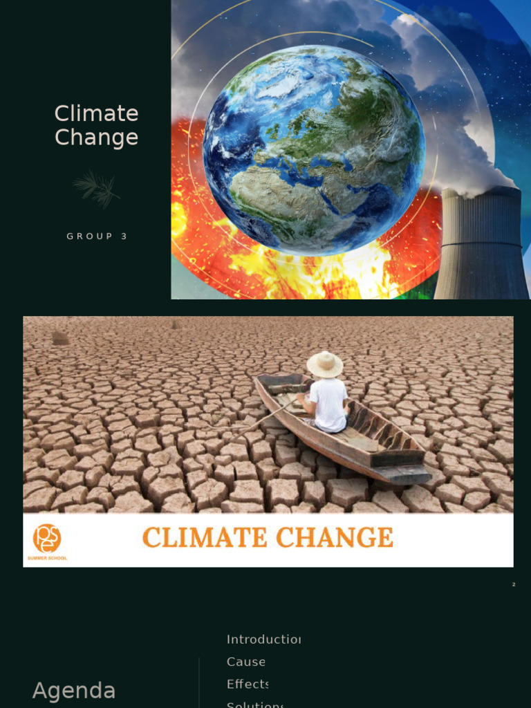 Climate Change (Intro, Causes, Effect) | PDF | Greenhouse Gas | Climate ...