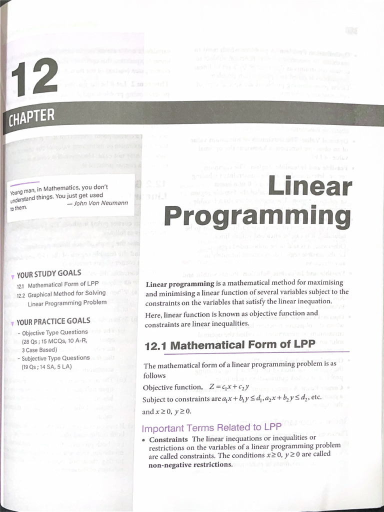 Linear Programming | PDF